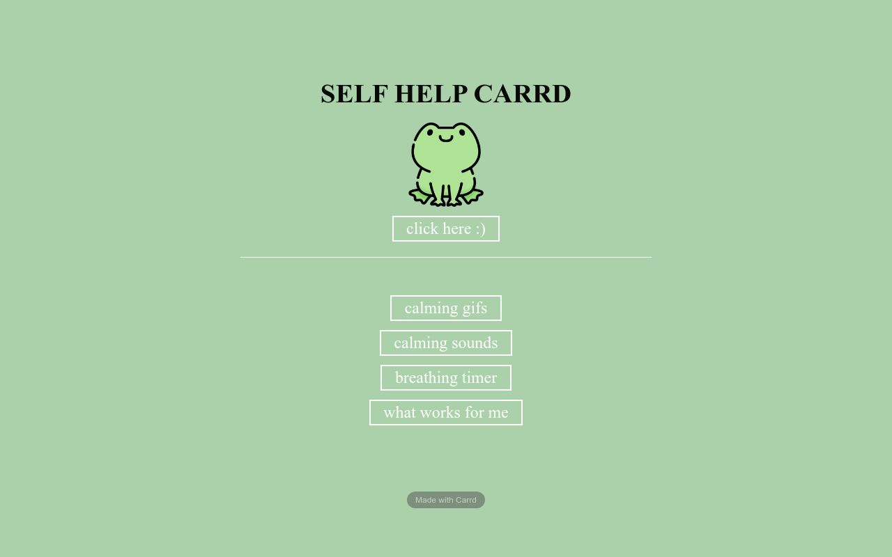 self help carrd